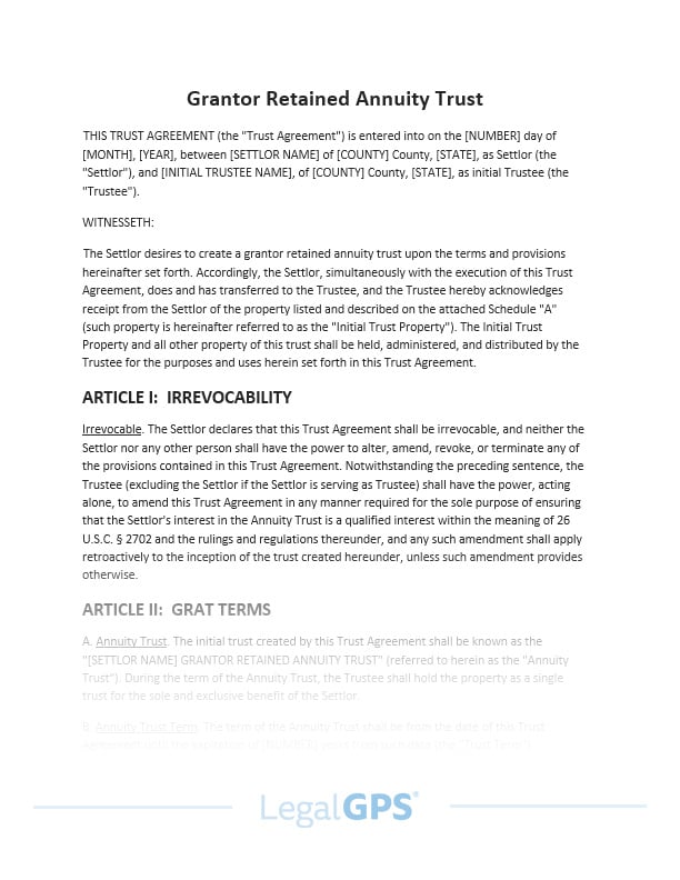 Grantor Retained Annuity Trust (GRAT)